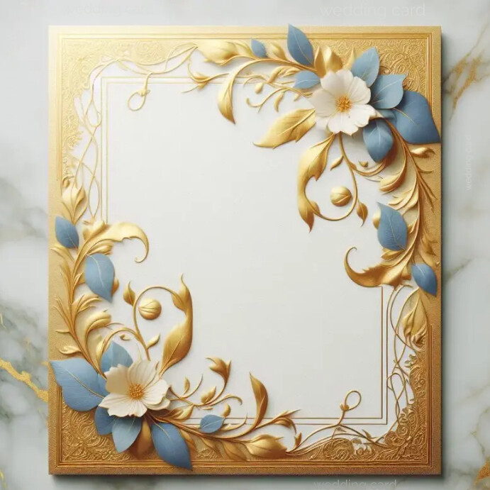 Wedding Invitation Card Template Design Frame | PosterMyWall