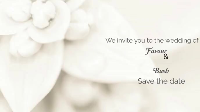 Wedding invitation card video Template | PosterMyWall