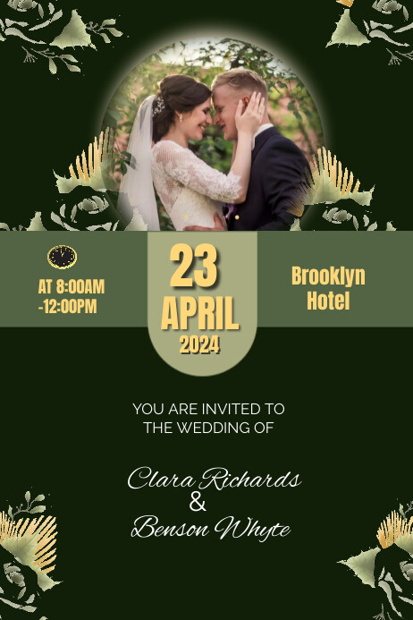 Copy of Wedding Invitation cards | PosterMyWall