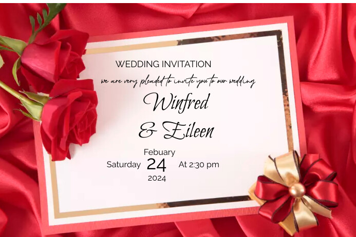Wedding Invitation Template | PosterMyWall