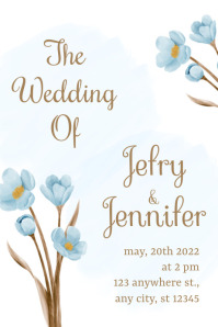 Wedding Invitation Template | PosterMyWall