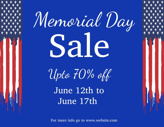 memorial day flyer Template | PosterMyWall