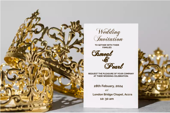 Wedding Invitation Template | PosterMyWall