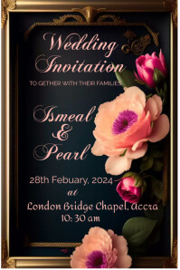 Wedding Invitation Template | PosterMyWall