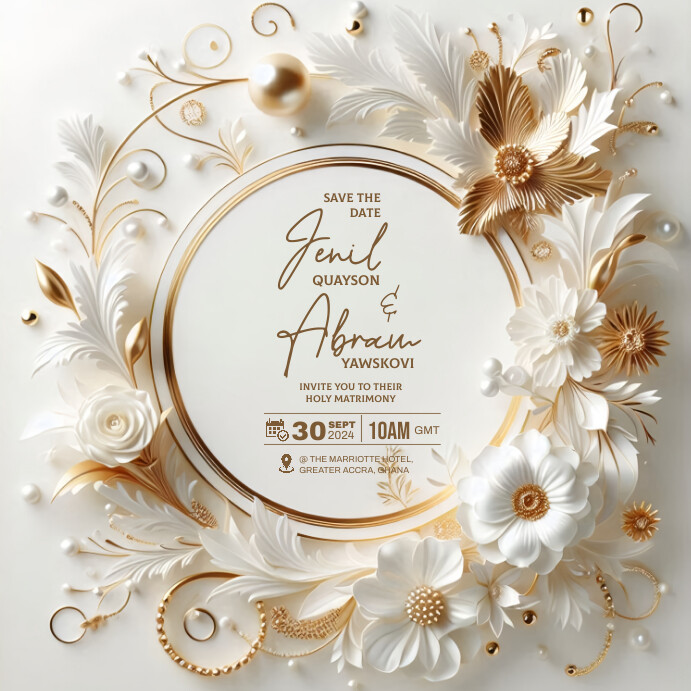 Wedding invitation Template | PosterMyWall