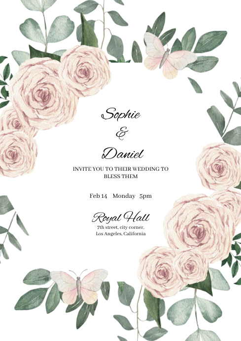 WEDDING INVITATION Template | PosterMyWall