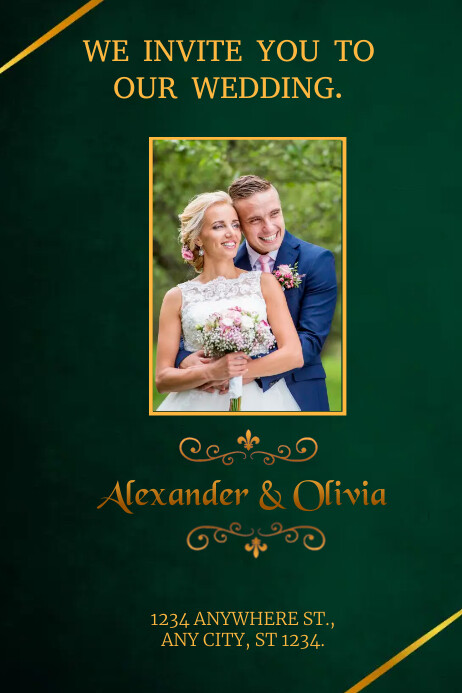 Plantilla de Wedding invitation | PosterMyWall