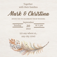 Wedding Invitation Template | PosterMyWall