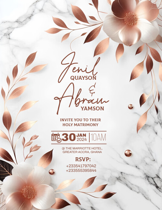 Copy of Wedding Invitation | PosterMyWall