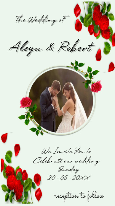 Wedding Invitation Template | PosterMyWall