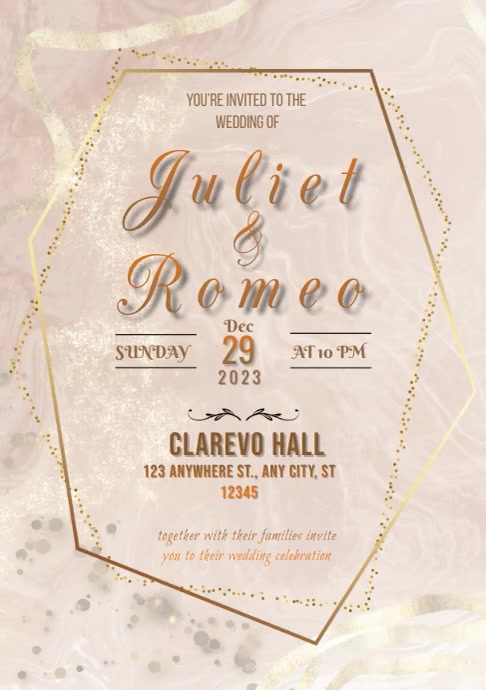 Copy of Wedding Invitation | PosterMyWall