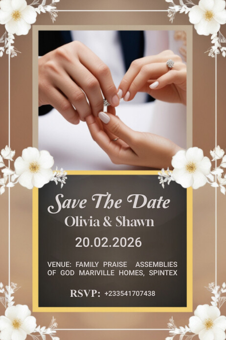 Wedding Invitation Template | PosterMyWall