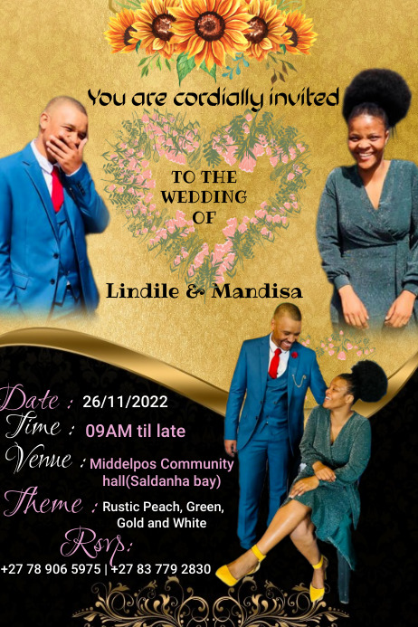 Wedding invitation Template | PosterMyWall