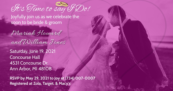 Target Wedding Invitations Template