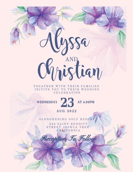 Copy of WEDDING INVITATION | PosterMyWall