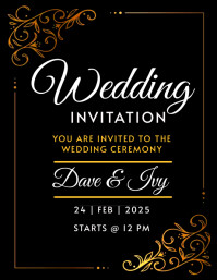 Wedding Invitation Template | PosterMyWall