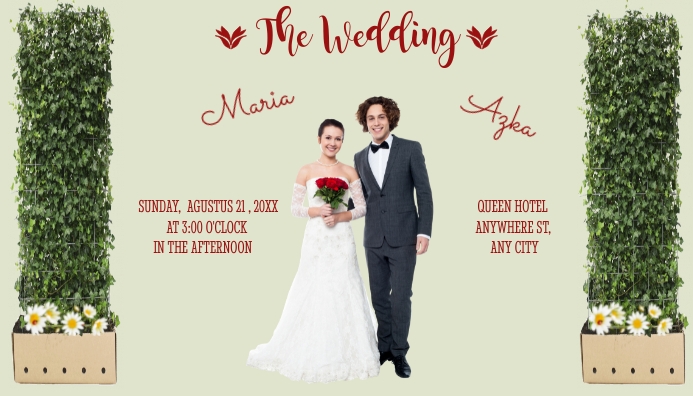 Wedding Invitation Template | PosterMyWall
