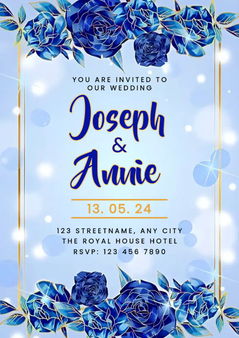 Wedding Invitation Template | PosterMyWall
