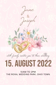 WEDDING FAIR POSTER Template | PosterMyWall