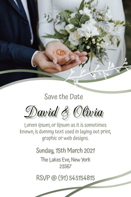WEDDING INVITATION FLYER DESIGN Template | PosterMyWall
