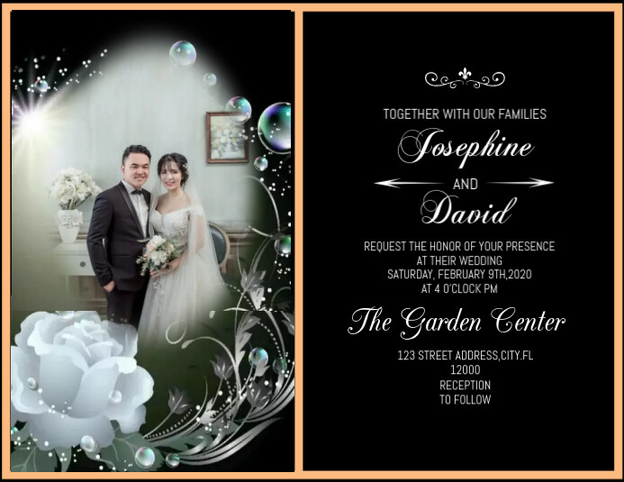 WEDDING INVITATION FLYER Template | PosterMyWall