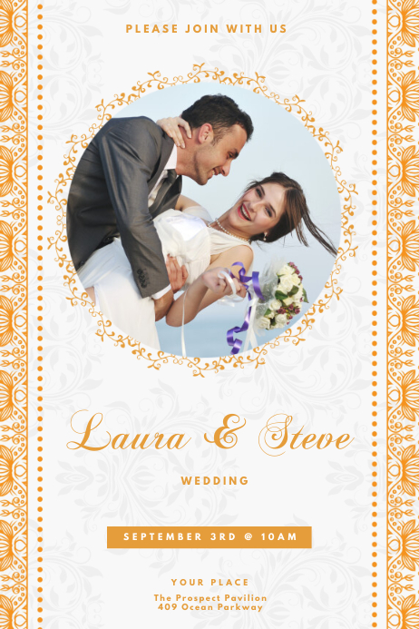 Wedding Invitation Flyer Template | PosterMyWall