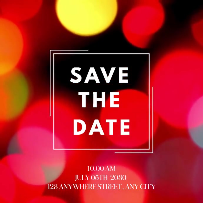 Wedding Invitation Instagram Post Template | PosterMyWall