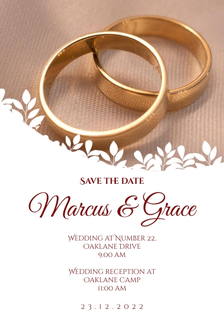 Copy of Wedding Invitation Page (4) | PosterMyWall