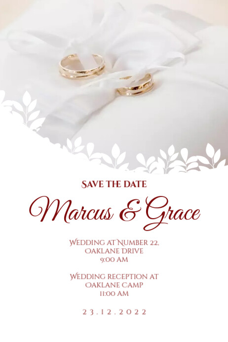 Copy of Wedding Invitation Page (5) | PosterMyWall