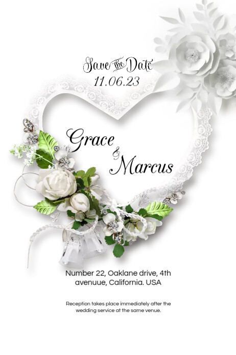 Wedding Invitation Page Template | PosterMyWall