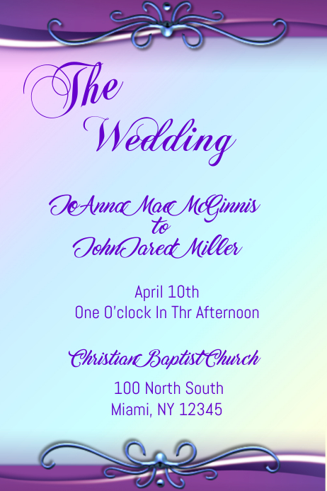 Wedding Invitation | PosterMyWall