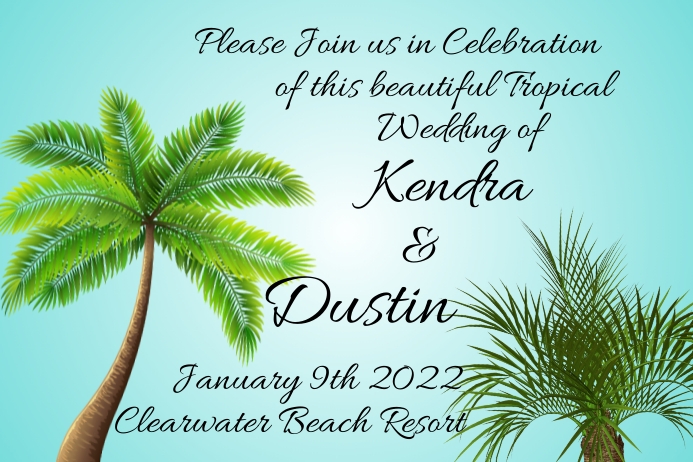 wedding invitation poster template | PosterMyWall