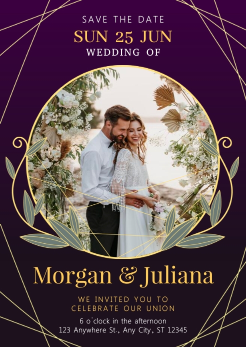 Wedding Invitation Template (1) | PosterMyWall