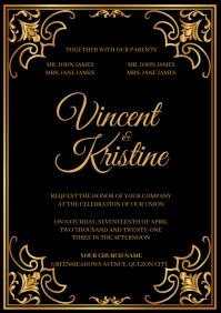wedding cover invitation Template | PosterMyWall