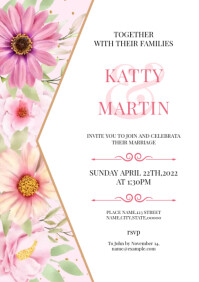 Wedding Invitation - Entourage Page Template | PosterMyWall