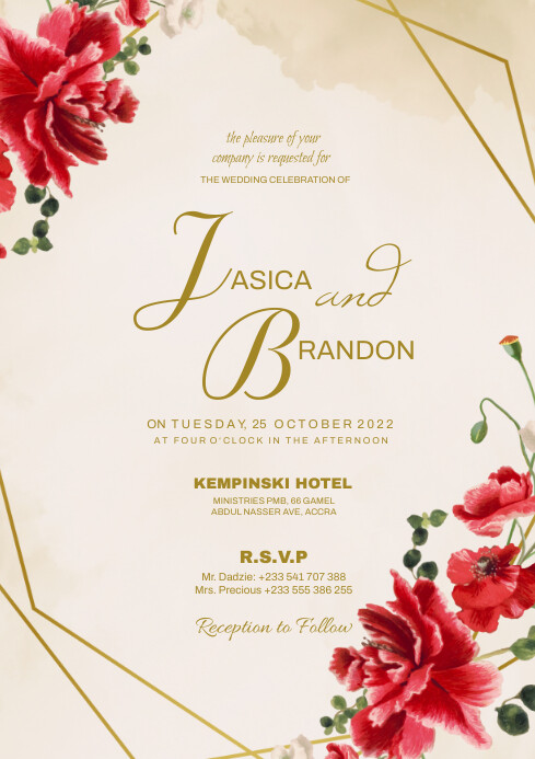 Wedding Invitation Templates | PosterMyWall