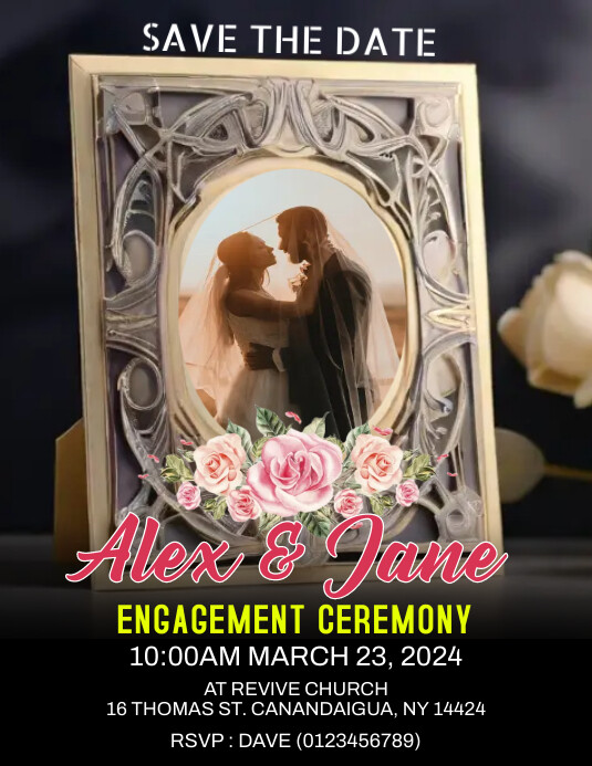 Wedding Invitation Wedding Ceremony Template | PosterMyWall