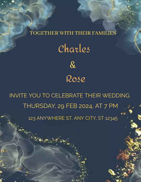 Wedding invitations card templates | PosterMyWall