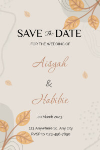 Wedding card poster Template | PosterMyWall
