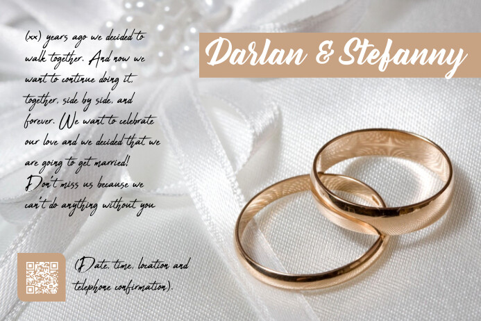 wedding invitations poster Template | PosterMyWall