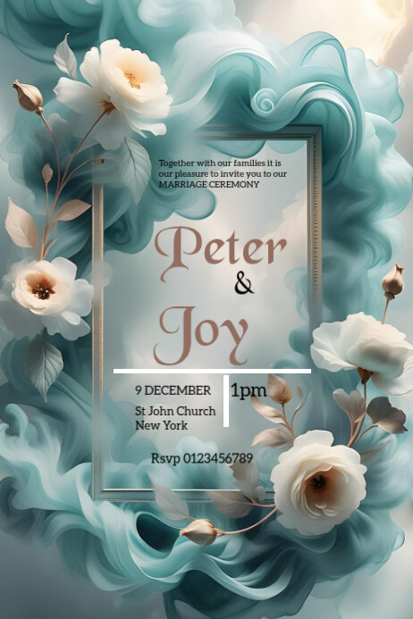 Wedding invite Template | PosterMyWall