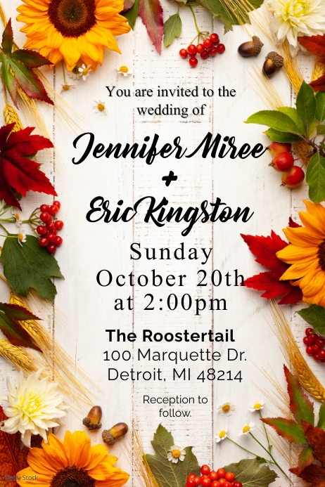 Wedding Invite Template | PosterMyWall