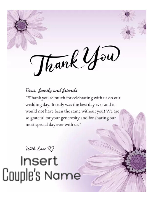 Wedding letter Template | PosterMyWall