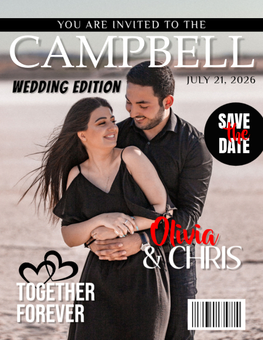 Copy of Wedding Magazine Cover Flyer | PosterMyWall
