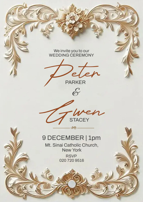 Our Marriage Invitation Card Design MS Word Tutorial: Wedding Card