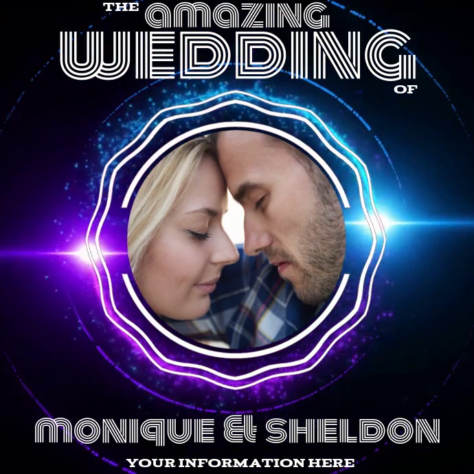 wedding online TEMPLATE DESIGN DIGITAL VIDEO | PosterMyWall