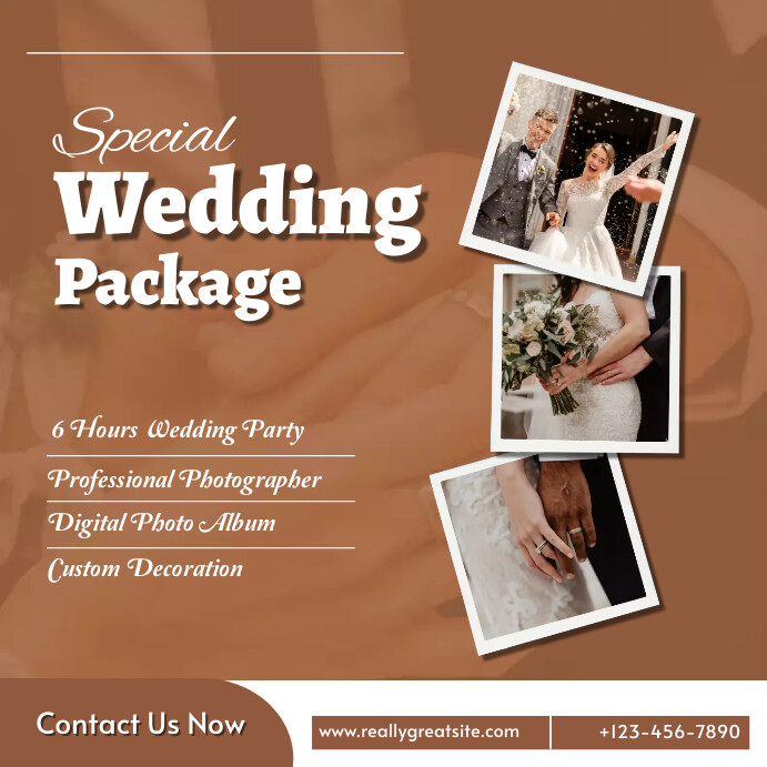 Copy of Wedding Package | PosterMyWall