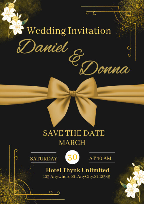 Copy of Wedding Party invitation | PosterMyWall