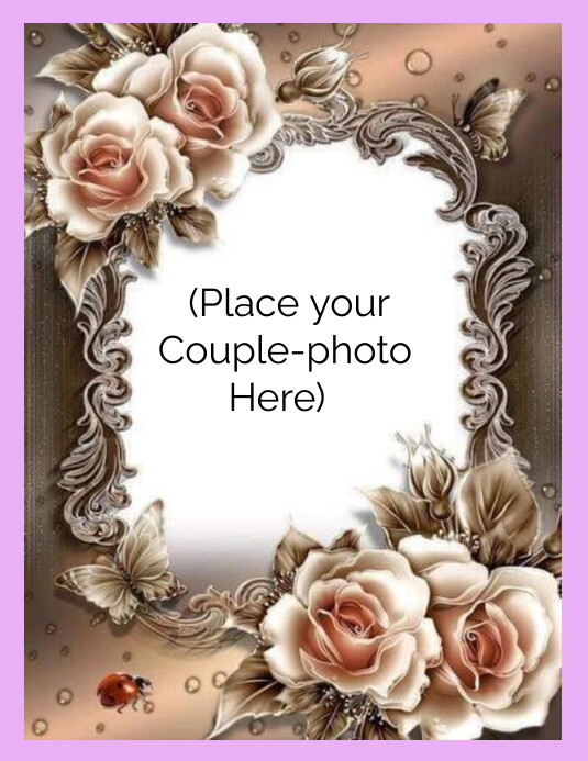 Copy of Wedding photo frame | PosterMyWall
