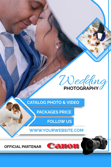 wedding photo video service poster template | PosterMyWall
